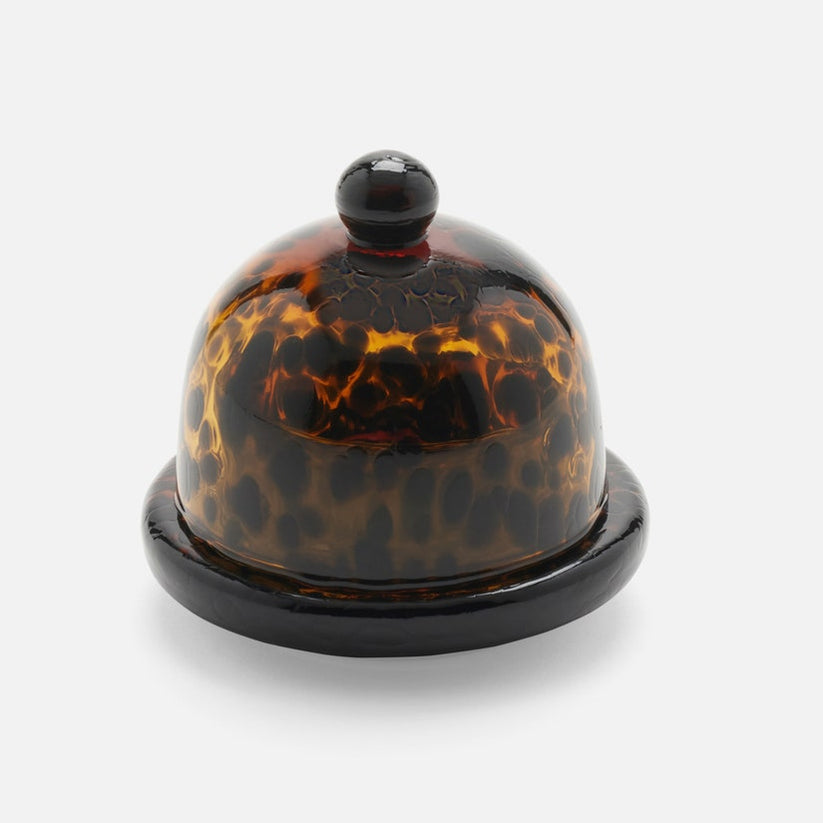 Andrew Tortoise Shell Round Butter Dish – Epergne